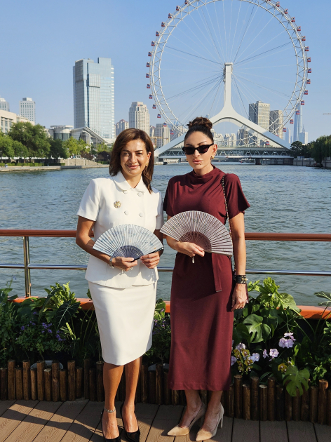 Mehriban Əliyeva və Anna Akopyan birgə şəkil çəkdiriblər - - Medianews.az